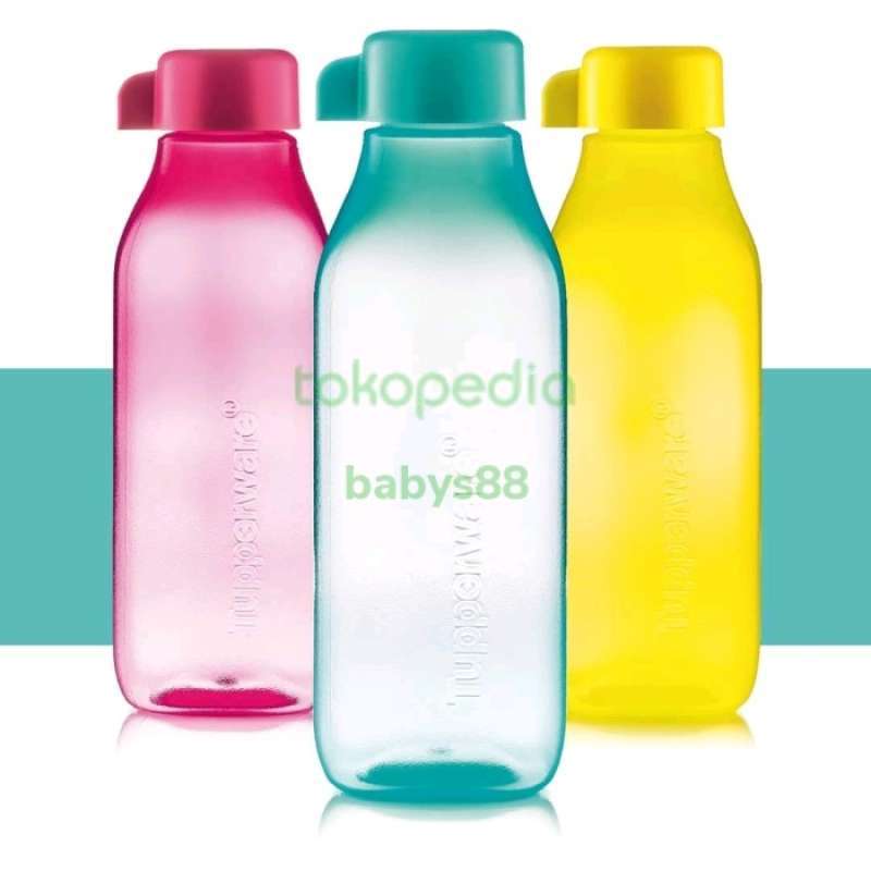 Promo Tupperware Botol Minum Square 1Liter - Tupperware Square Bottle ...