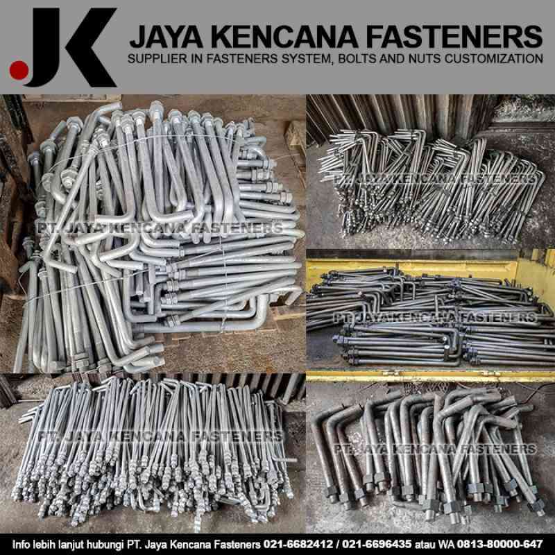 Promo Anchor Bolt L / Angkur L M40 X 600 Diskon 33% Di Seller Min Yoona ...