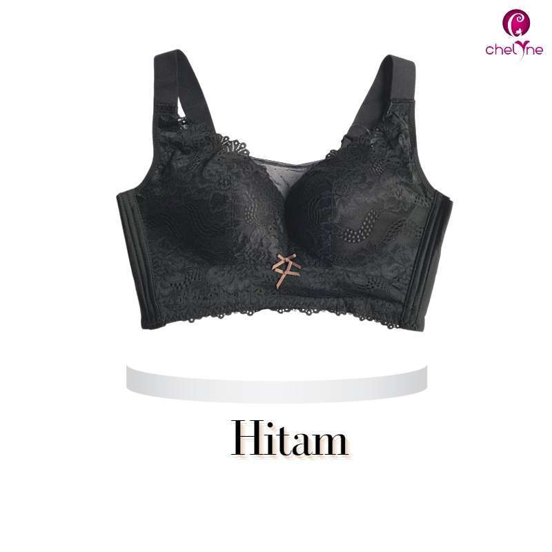 Jual Chelyne Bh Premium Big Size Busa L266 Tanpa Kawat - Jumbo Full Cup Bra - Brukat Lace Mix ...