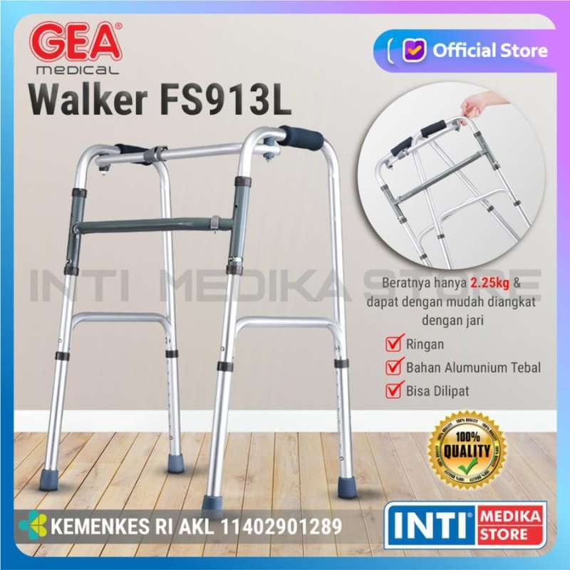Jual Gea - Walker 2in1 Geser / Angkat Aluminium Fs 913 L | Alat Bantu ...