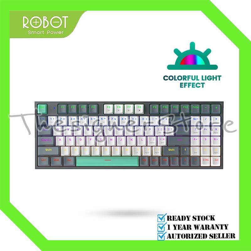 Promo Robot Workmate Ii Mechanical Keyboard Gaming Wired 94 Keys Pbt ...