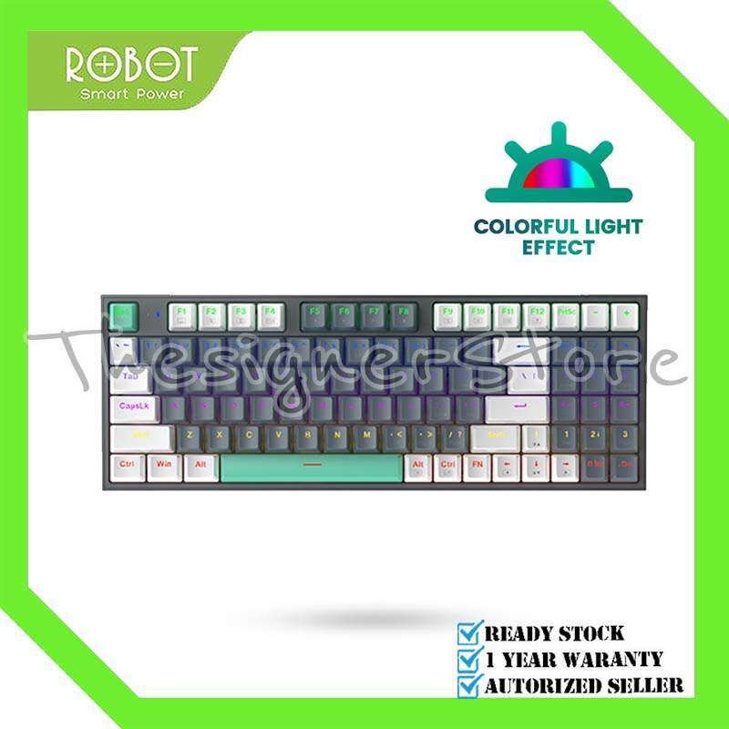 Promo ROBOT WORKMATE II Mechanical Keyboard Gaming Wired 94 Keys PBT ...