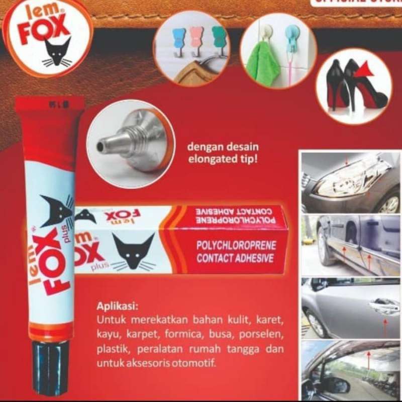 Jual Lem fox odol lem kertas lem kayu lem plastik lem serbaguna di ...