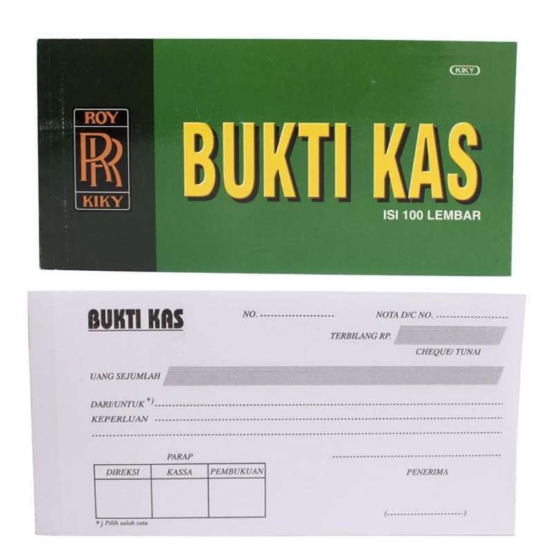 Jual bukti kas buku bukti kas di Seller Bulan Stationery - ruko glaze 1 ...
