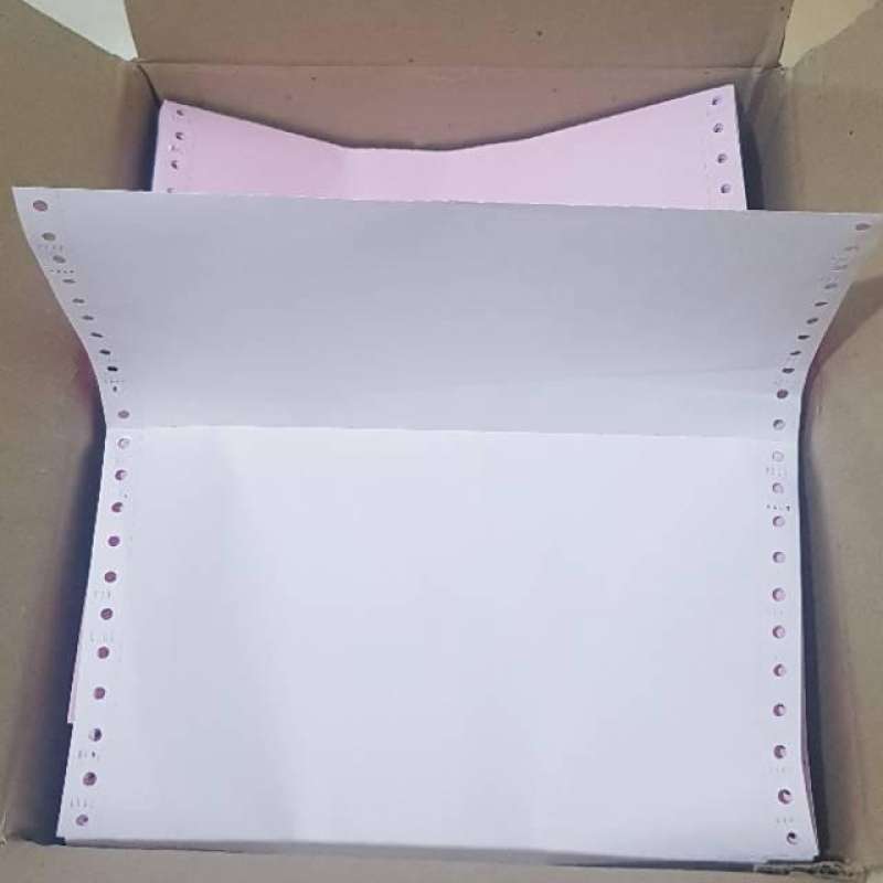 Jual Kertas Komputer Continuous Form 2ply Full Atau Bagi 2 Paper Prins ...