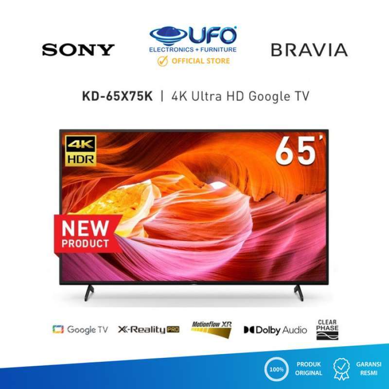 Jual SONY LED KD65X75K 4K HDR SMART GOOGLE TV 65 INCH di Seller UFO Elektronika dan Furniture ...