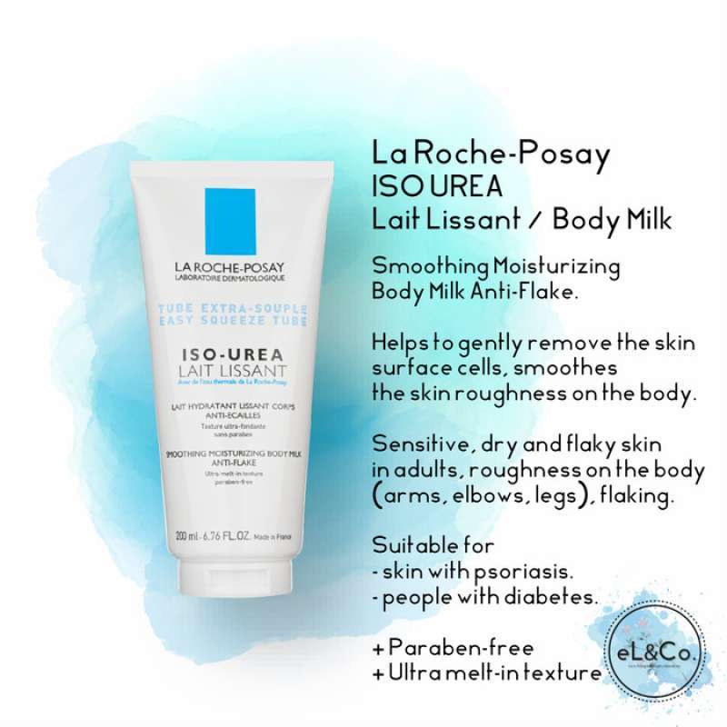 Promo La Roche-Posay ISO UREA Lait Lissant - Body Milk 200 ml Diskon 33 ...