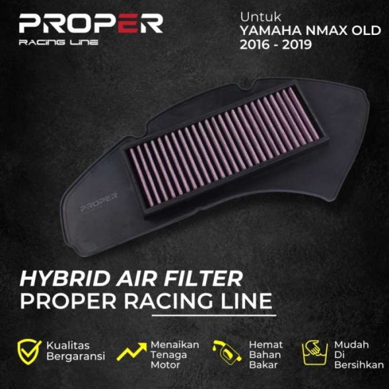Jual Filter Udara Hybrid Proper Racing Line Yamaha NMAX 150 Old (2DP ...