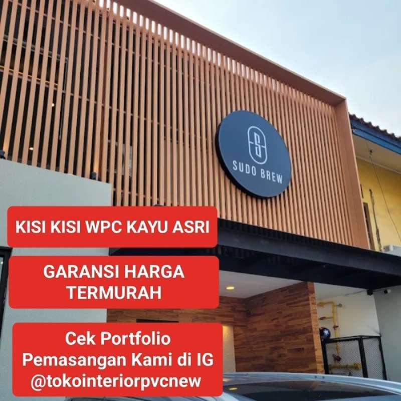 Jual Kisi Kisi Wpc Kayu Minimalis Facade Banyak Pilihan Di Seller Honey ...