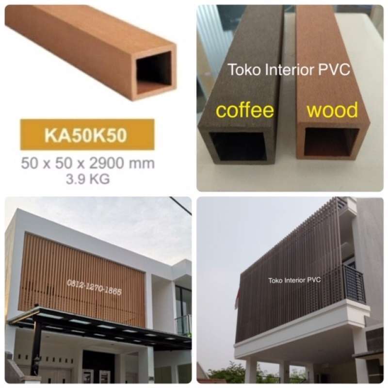 Jual Kisi Kisi Wpc Kayu Minimalis Facade Banyak Pilihan Di Seller Honey ...