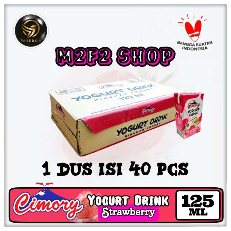 Promo Yogurt Cimory Drink Strawberry Kotak UHT | Stroberi - 125 ml ...