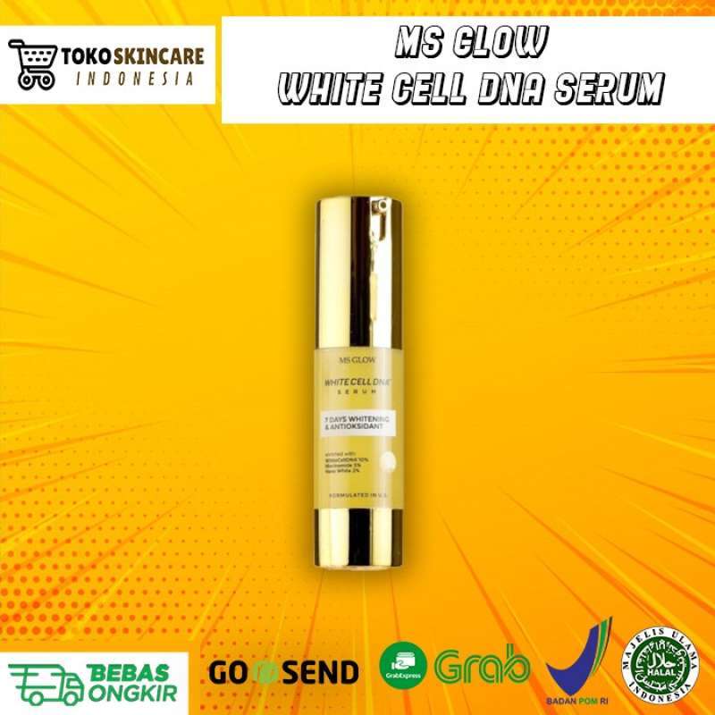 Promo White Cell Dna Serum Ms Glow Solusi Wajah Cerah Diskon 23 Di Seller Intan Storee
