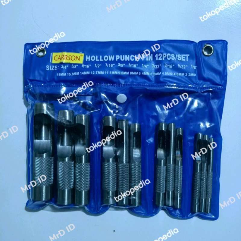 Promo Mata Plong Set 12pcs Hollow Punch Set 12 Pcs Diskon 23% Di Seller ...