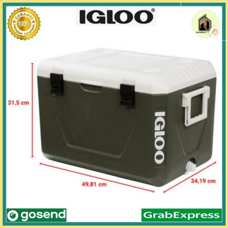Promo Igloo 27 Ltr Cooler Box Nestable - Hijau / Tempat Menahan Suhu ...