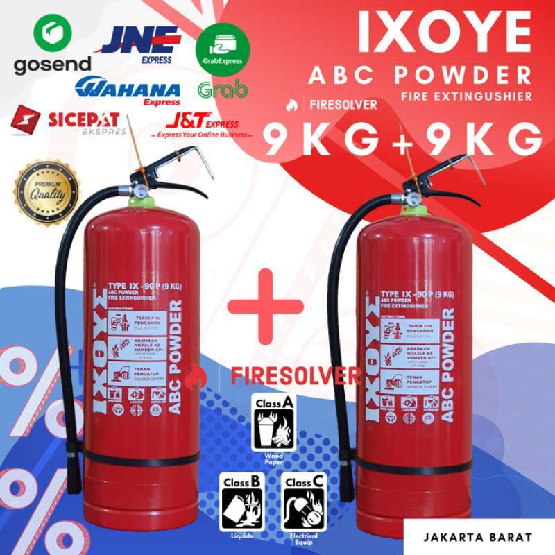 Promo (Lebih Hemat) 2 Apar 9Kg/Alat Pemadam Api 9Kg/Tabung Pemadam Api ...