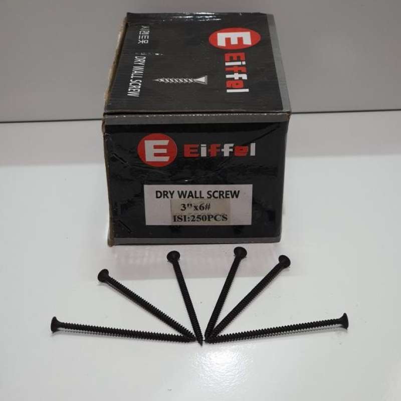 Promo Baut & Mur Sekrup Gypsum Skrup Gipsum Eifell 6 x 3 in Inch 7cm ...