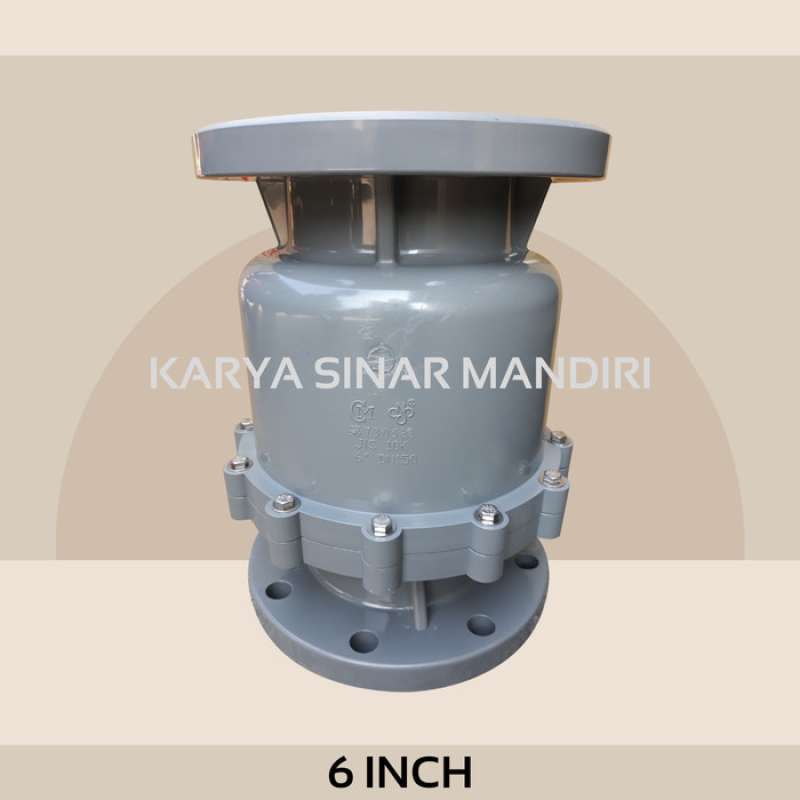 Promo Swing Check Valve PVC 6 Inch Flange JIS 10K Diskon 23% di Seller ...