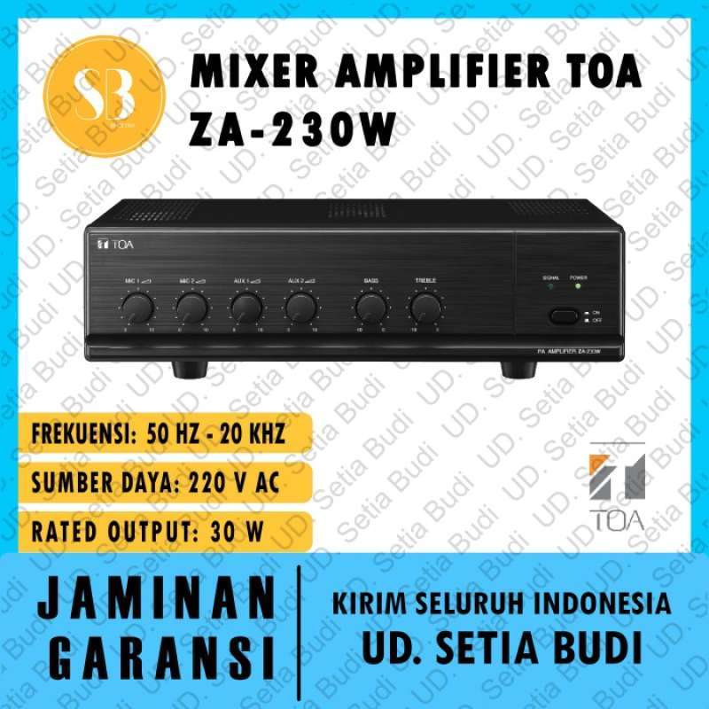 Jual TOA Mixer Amplifier ZA-230W Asli dan Bergaransi di Seller Rosya - Gandaria Selatan, Kota ...