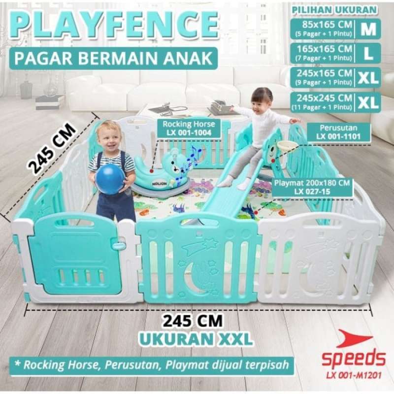 Jual Pagar Anak Bermain Pagar Bayi Babyfance Playpen Mainan Anak ...