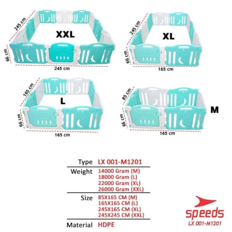 Jual Pagar Anak Bermain Pagar Bayi Babyfance Playpen Mainan Anak ...