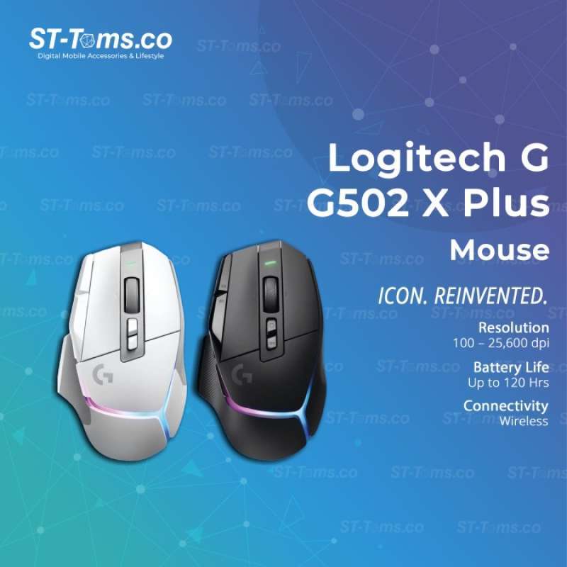 Jual G502 X Plus / G502X Plus RGB Gaming Mouse LIGHTFORCE di Seller ...