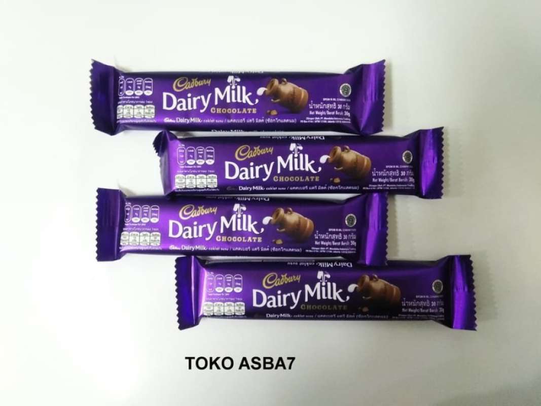 Jual CADBURY DAIRY MILK CHOCOLATE 30G di Seller TOKO ASBA7 - Bidaracina ...