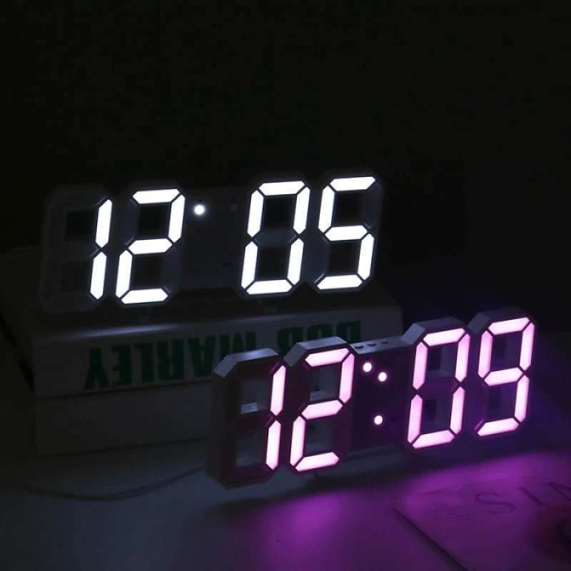 Promo Jam Led Digital 3d Dekorasi Dinding Meja Led Digital Clock ... Promo Jam Led Digital 3d Dekorasi Dinding Meja Led Digital Clock ...