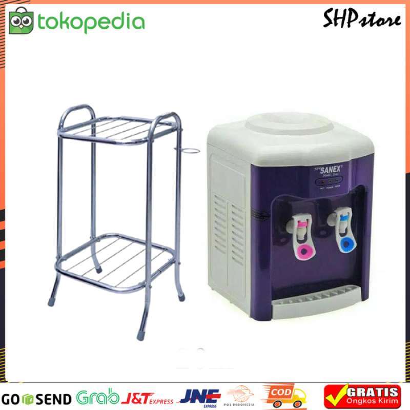 Jual Sanex D 102 Water Dispenser 2 Kran Panas Dan Normal + Rak ...