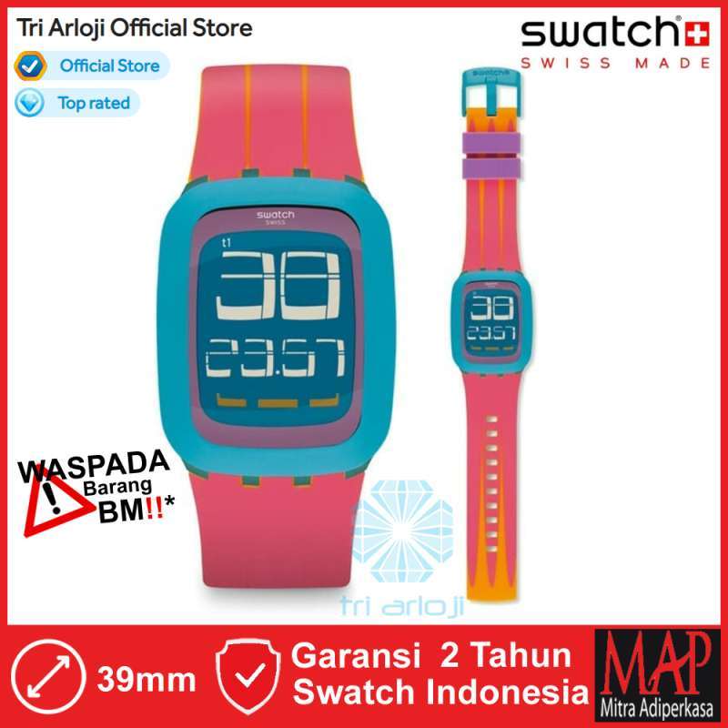 Promo SWATCH SURS103 Original Swatch PECHE MELBA Touch Screen Digital ...