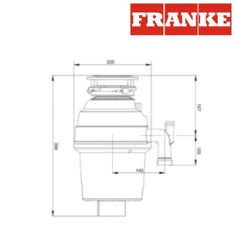 Jual Franke Food Waste Disposal Ld550-b02 Di Seller Franke Official ...