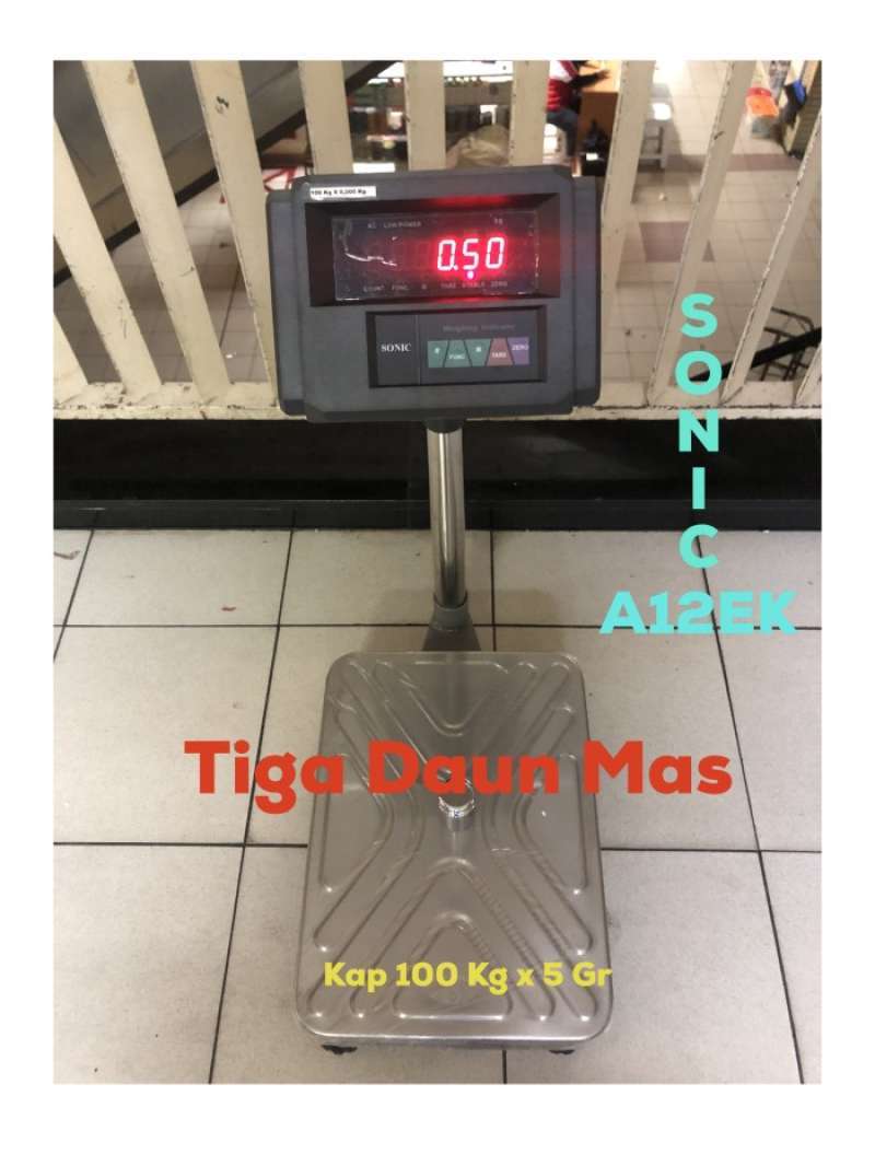 Jual Timbangan Barang/ Timbangan Lantai / Bench Scale A12e Kapasitas 100 Kg Di Seller Surti Shop ...