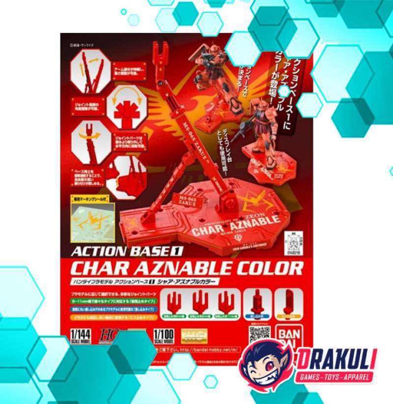Jual Bandai Action Base 1 Char Aznable Color di Seller Alam Asri Store ...
