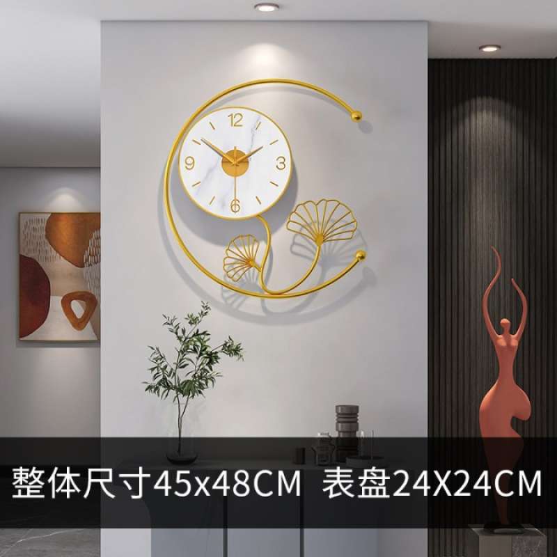 Promo Jam dinding besar mewah import aesthetic GINGkO Diskon 23% di ...