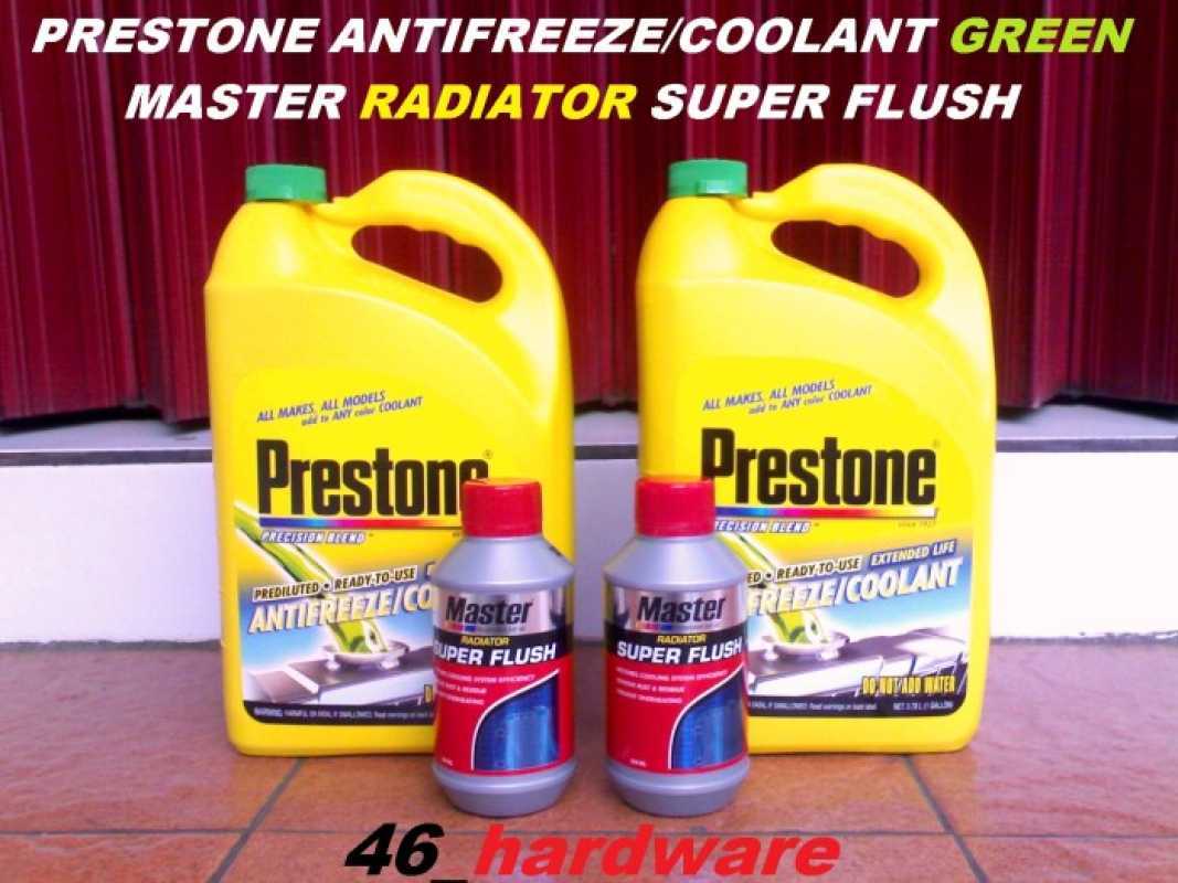 Promo PRESTONE PACKAGE Antifreeze Radiator COOLANT GALON GREEN MASTER ...