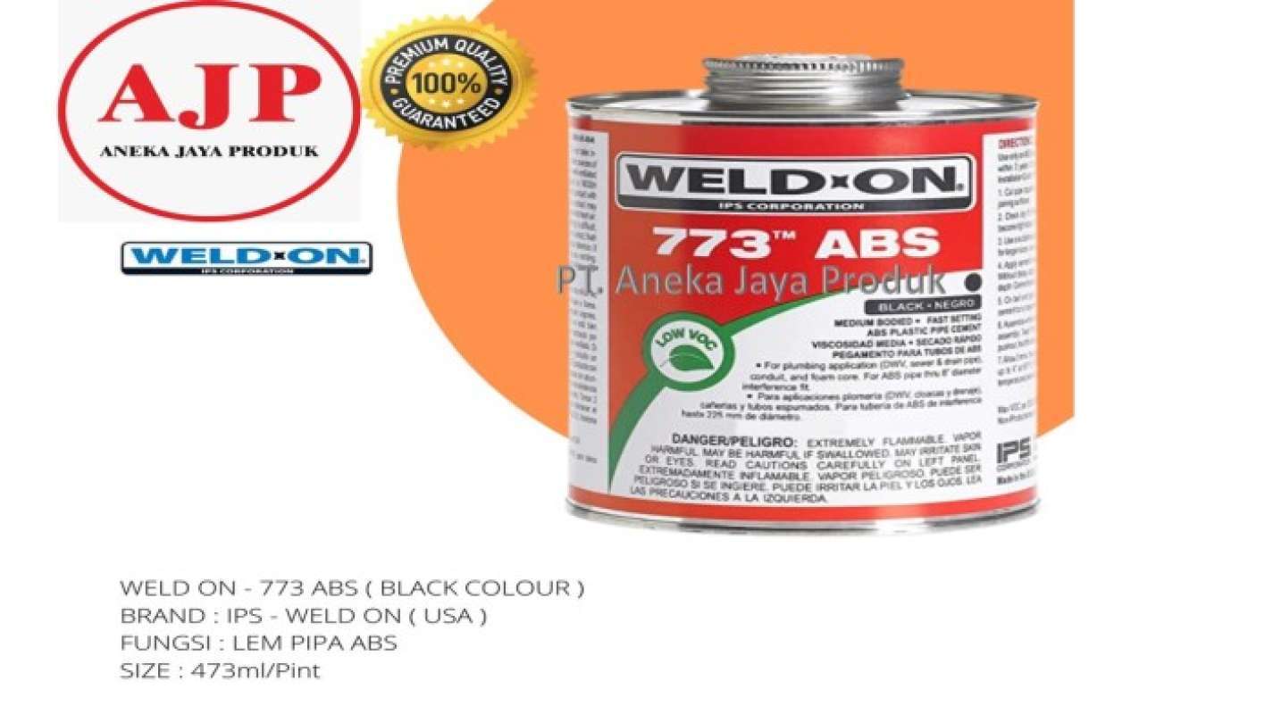 Jual Ips - Weld On 773 Abs - Lem Pipa Abs - Lem Pipa Plastik Abs Di ...