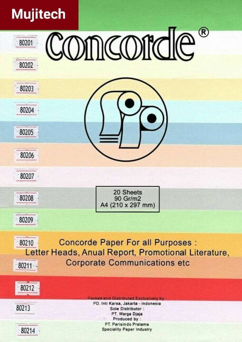 Jual Kertas Concorde A4 1 Pack 🏷️ Original Terbaru, Terlengkap, & Harga ...