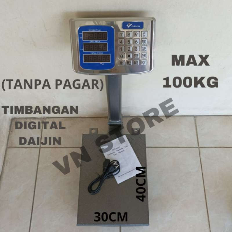 Promo Timbangan Digital Daijin 100 Kg Timbangan Duduk 100Kg Diskon 23% di Seller Jaya Raharja ...