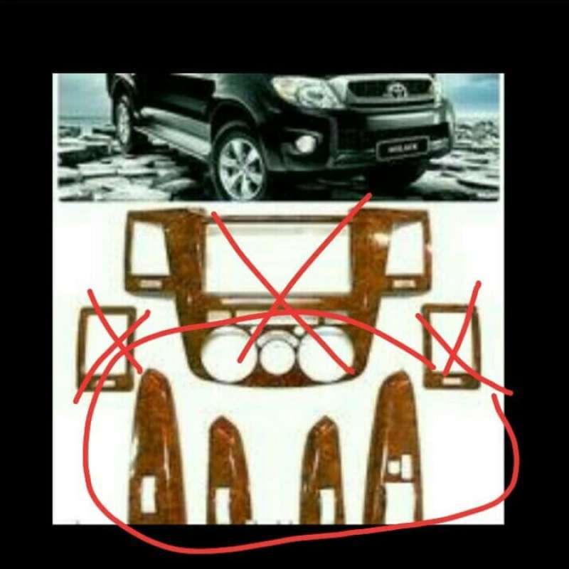 Jual Panel Wood Pintu Window Toyota Hilux Dan Fortuner Di Seller Zuma ...