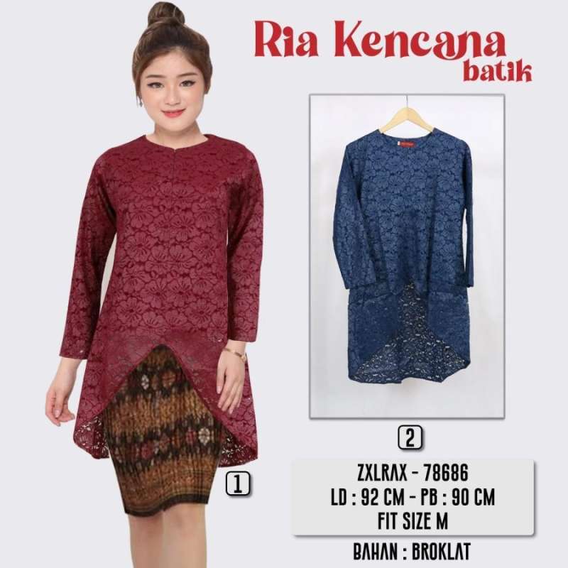 Jual Kebaya Lonceng Kombinasi | Kebaya Kartini | Kebaya Bali di Seller ...