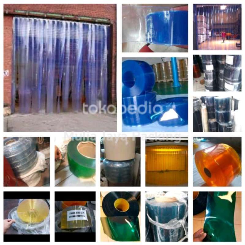 Promo Tirai Pvc Curtain 3Mm X30Cm X 50M Diskon 23% di Seller Melangit ...