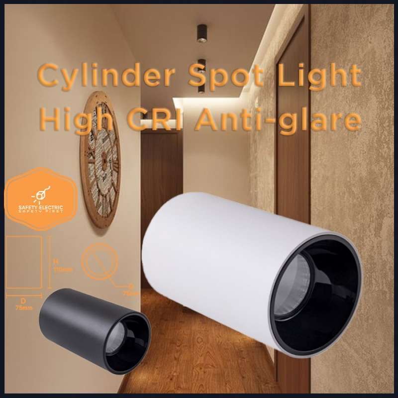 Jual Led Downlight Spotlight Outbow Cri 90 8w 12w 3000 4000k Hitam ...