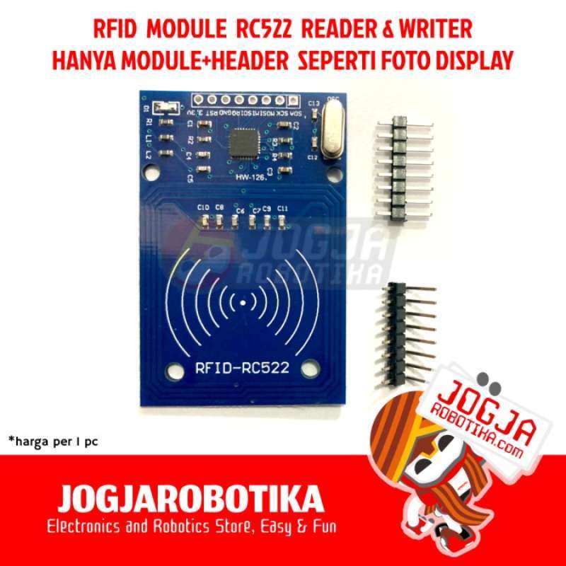 Promo RFID MODULE RC522 READER+WRITER - HANYA MODULE+HEADER SESUAI ...