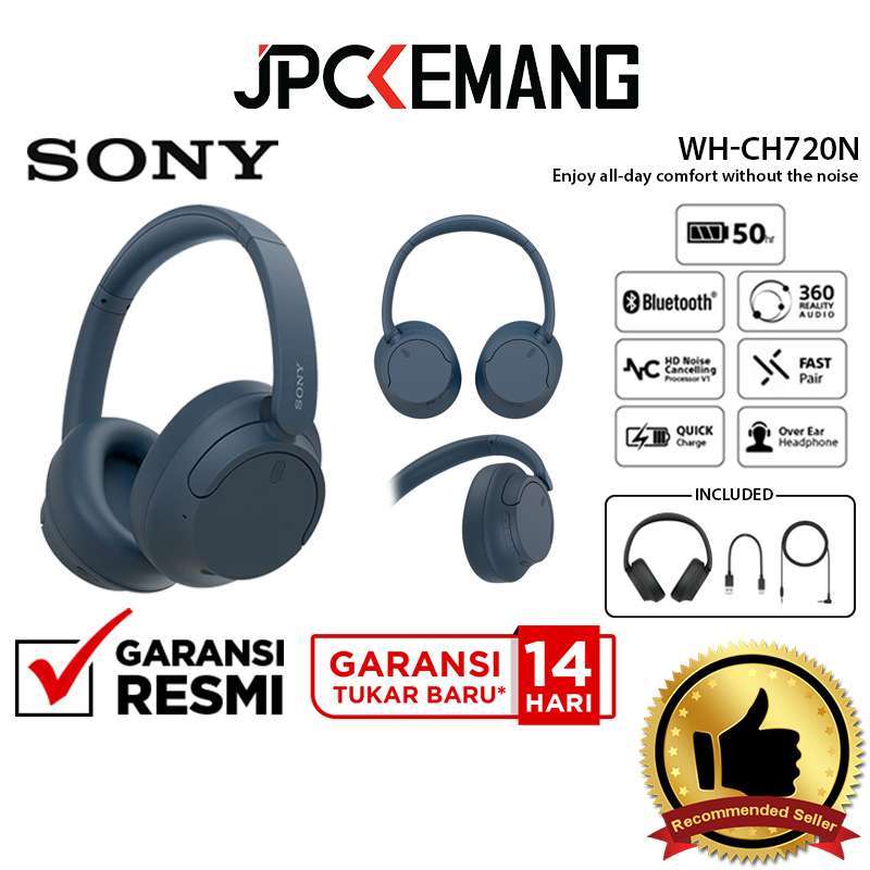 Jual Jpc Kemang Sony Wh-ch720n Wireless Headphone Headset Headphones ...