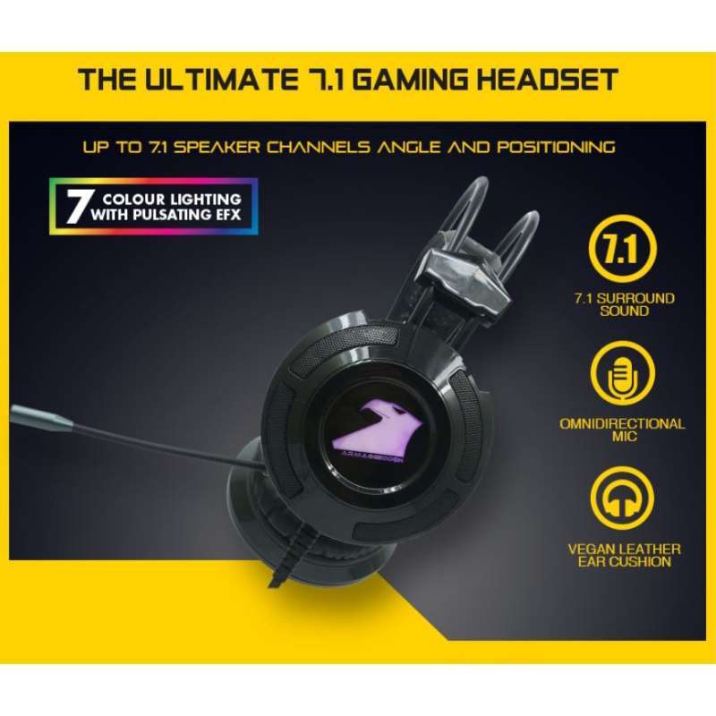 Promo Armaggeddon Rgb 7.1 Gaming Headset Nuke 9 [ 1 Tahun Garansi Resmi ...