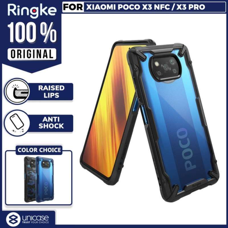 Promo Case Xiaomi Poco X3 PRO / NFC Ringke FUSION X Anti Crack Shock ...