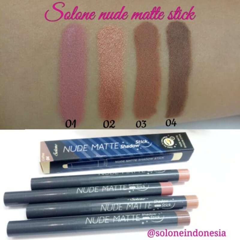 Promo Solone Nude Matte Shadow Stick Diskon 23% di Seller Dureza Store - Kalibata, Kota Jakarta ...