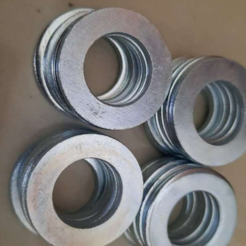 Promo Ring nut / ring mur M20 galvanis putih 1 box / 100 pcs Diskon 33% ...