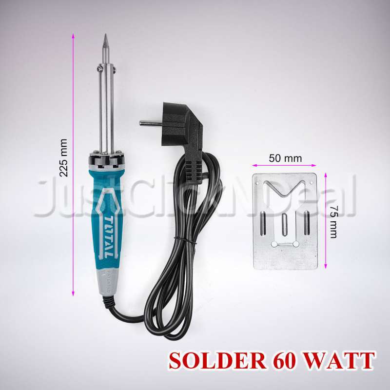 Jual Total Solder Listrik 60 Watt Heavy Duty Electric Soldering Iron Di ...