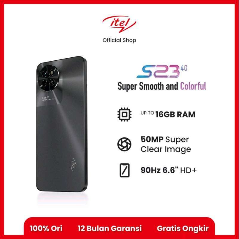 Jual ITEL S23 8GB+8GB/128GB ( 16GB ) HANDPHONE GARANSI RESMI RAM 16GB ...