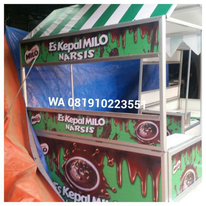 Promo franchise es kepal milo gerobak gubuk lengkap mesin es serut ...